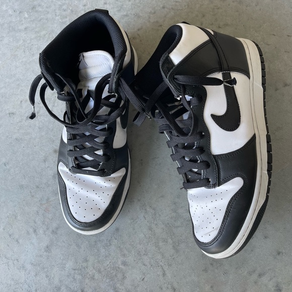 Nike | Shoes | Mens High Top Nike Panda Dunks | Poshmark